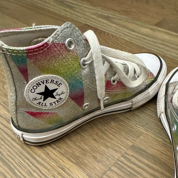 Converse | Shoes | Converse Kids Rainbow Hightop Sneakers 2 | Poshmark